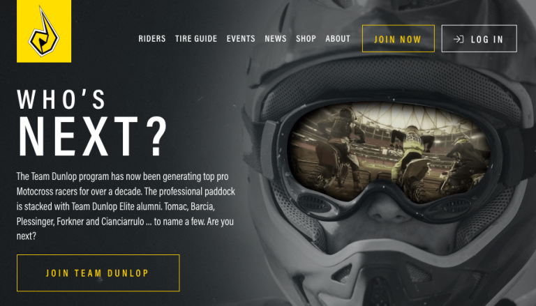 Team Dunlop Launches All-New Website | Dunlop Motorcycle