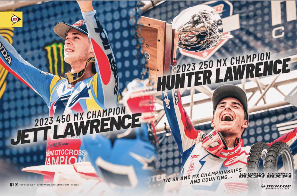 Dunlop Riders Win Both Pro MX Champions Again | Dunlop Motorcycle