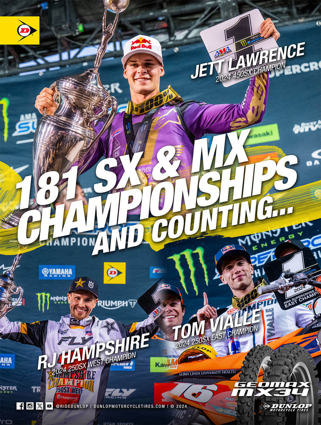 Dunlop Riders Swept All 3 Championships and Race Podiums | Dunlop ...